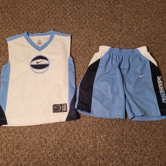 Nike | Matching Sets | 3t Nike Hoops Blue White Outfit | Poshmark
